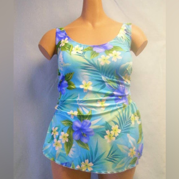 Ceeb | Swim | 22w Or 24w Plus Size Sarong Swimsuit Soft Cup Bra Tummy ...